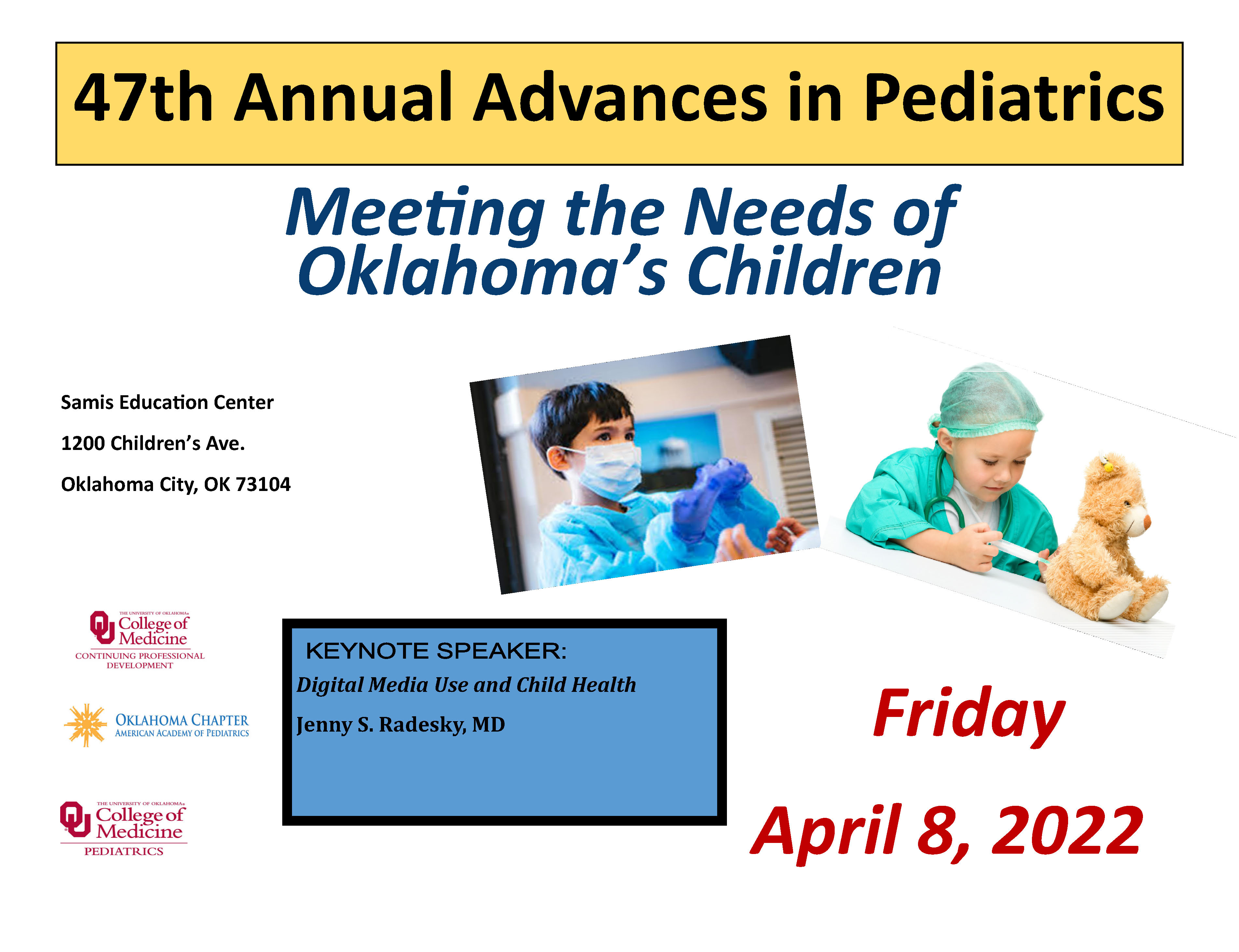OU College of Medicine > Academic Departments > Pediatrics > Annual CME ...